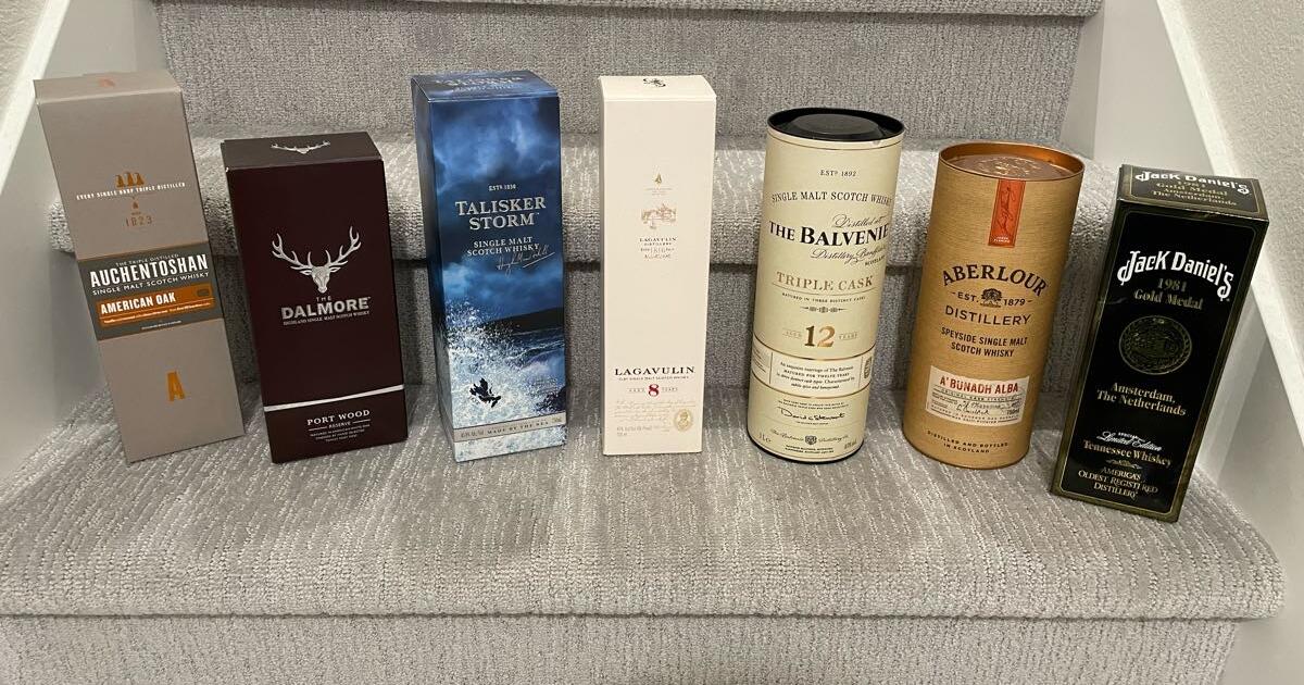 Boxes from various scotches/liquors for Free in Erie, CO | For Sale ...