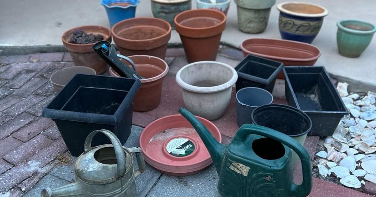 Pots, planters, sprinklers and watering cans for $45 in Ocean Isle ...