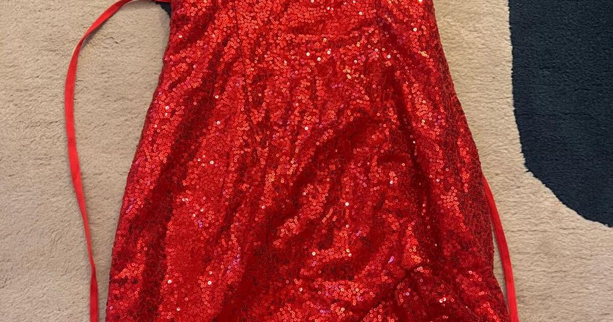 Brand New Red Sparkly Dress in a Size 4 for $25 in Austin, TX | For ...