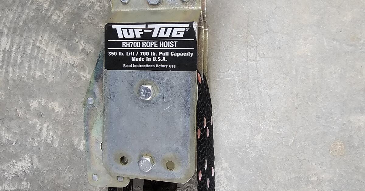 Tuf-Tug Hoist for $40 in Vonore, TN | For Sale & Free — Nextdoor