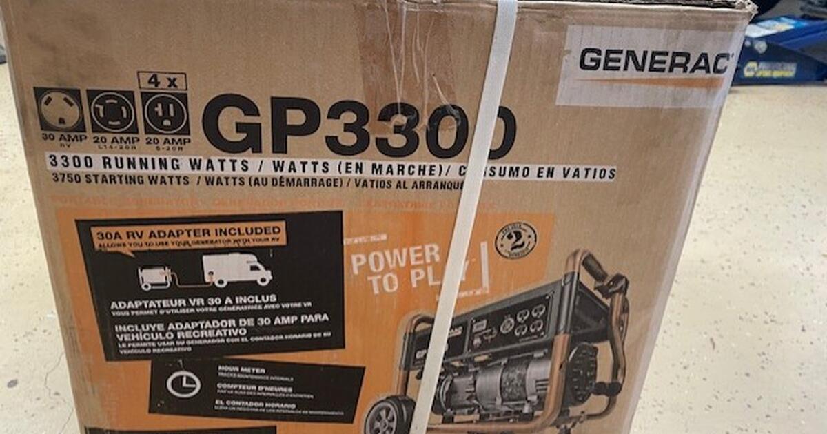 Generac GP3300 Generator for $349 in Poolesville, MD | For Sale & Free ...