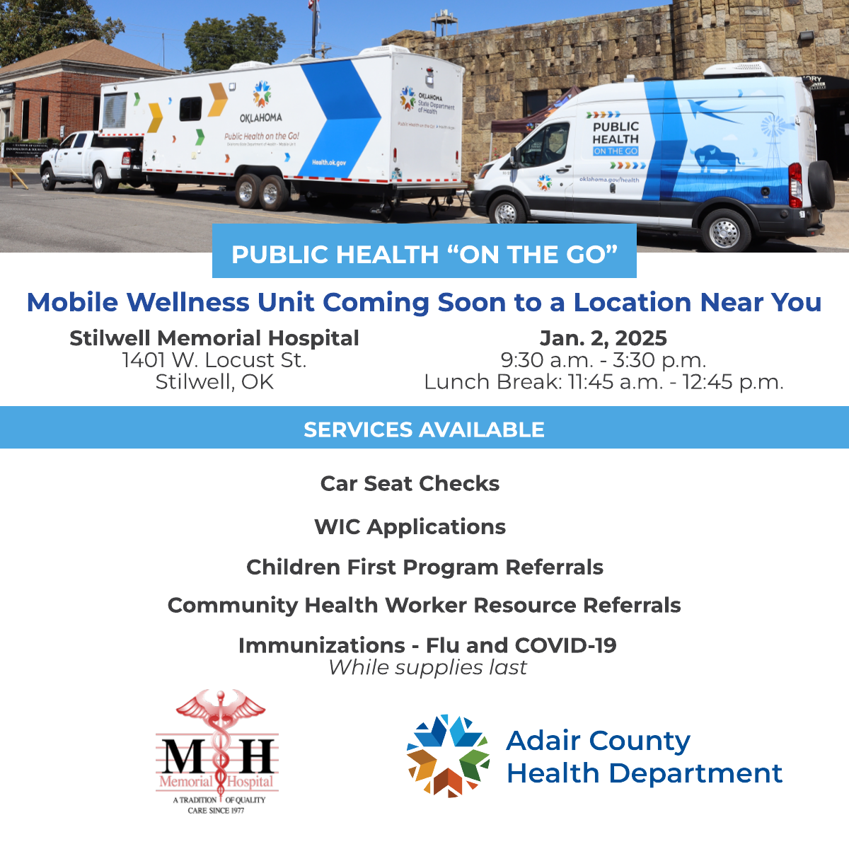 The Mobile Wellness team is rolling to Stilwell on Jan. (Oklahoma State ...