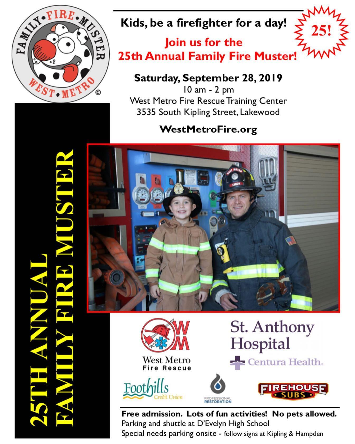 West Metro Family Fire Muster- THIS Saturday! (West Metro Fire Rescue ...