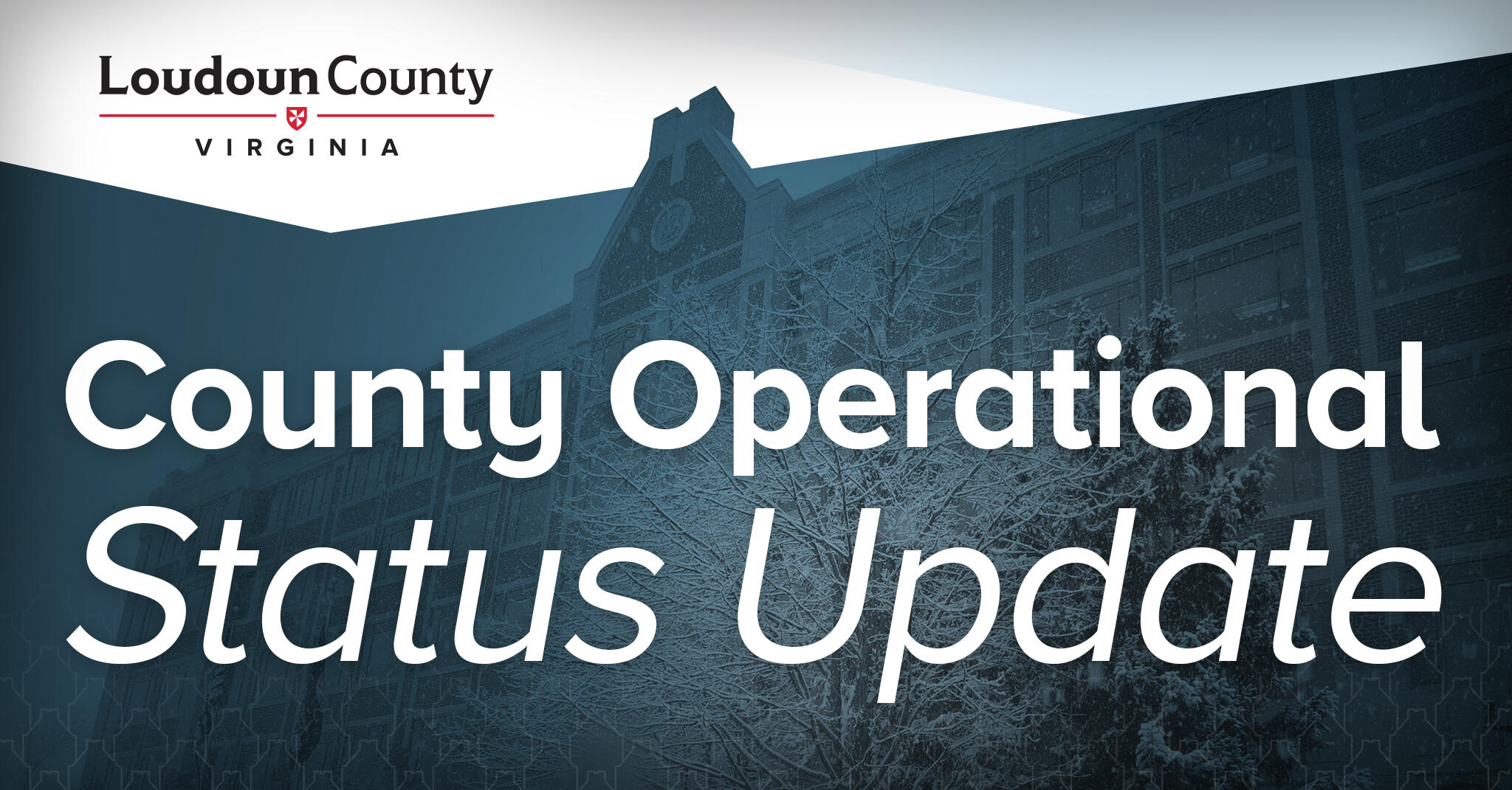 Loudoun County Government will be open but on unscheduled leave status ...