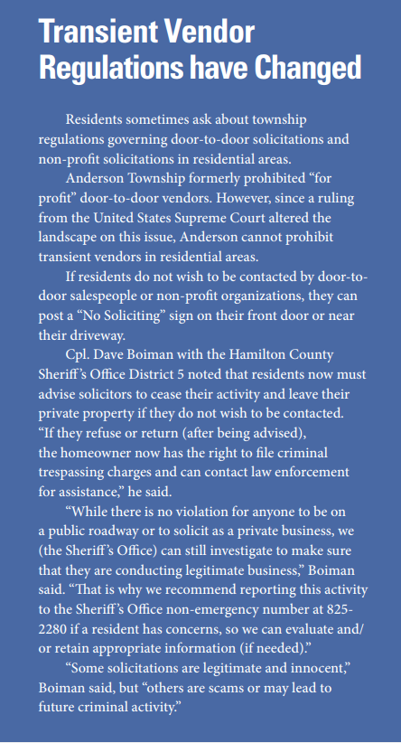 Transient Vendor Regulations (Hamilton County Sheriff's Office ...