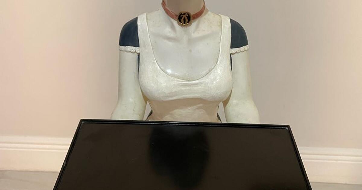 French maid statue size table 35 inches tall for $99 in Delray Beach ...