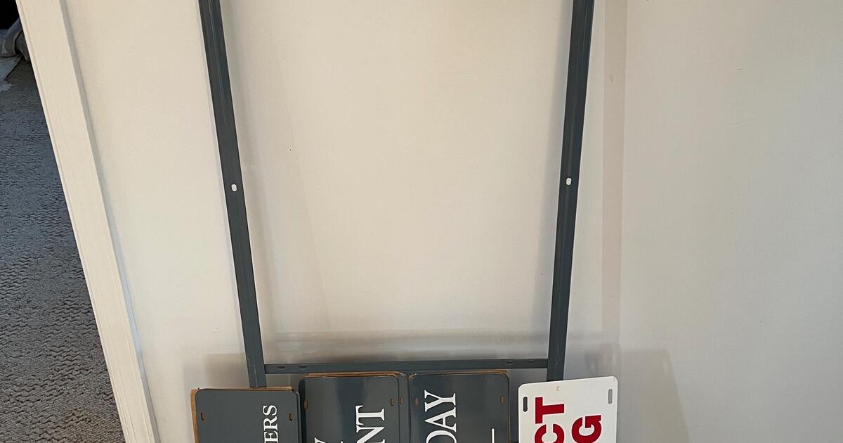 Real Estate Sign Metal Frames and Riders for $5 in Middletown, DE | For ...