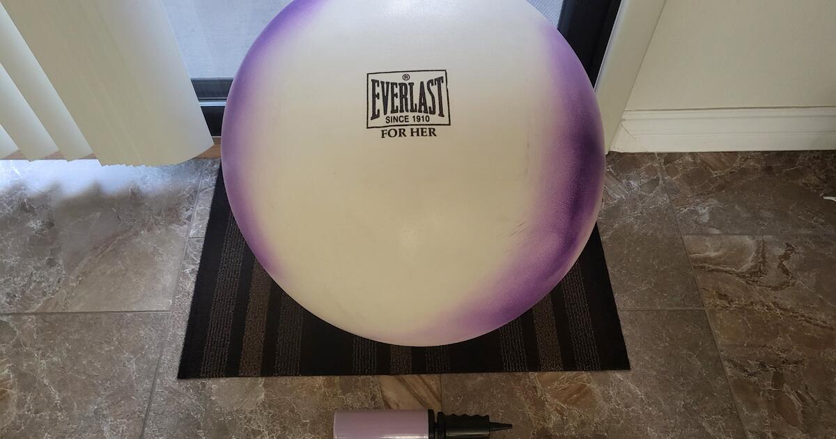 Everlast for Her Exercise/Balance/Stability Ball with Pump for Free in ...