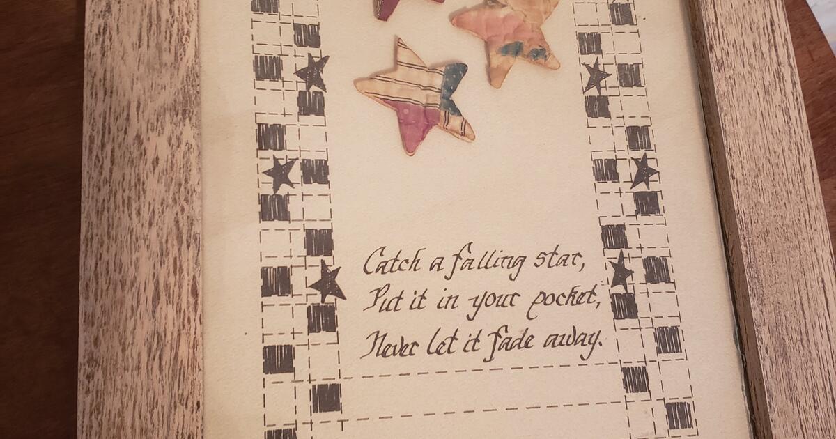 "Falling Star" sign for $10 in St. Louis, MO | For Sale & Free — Nextdoor