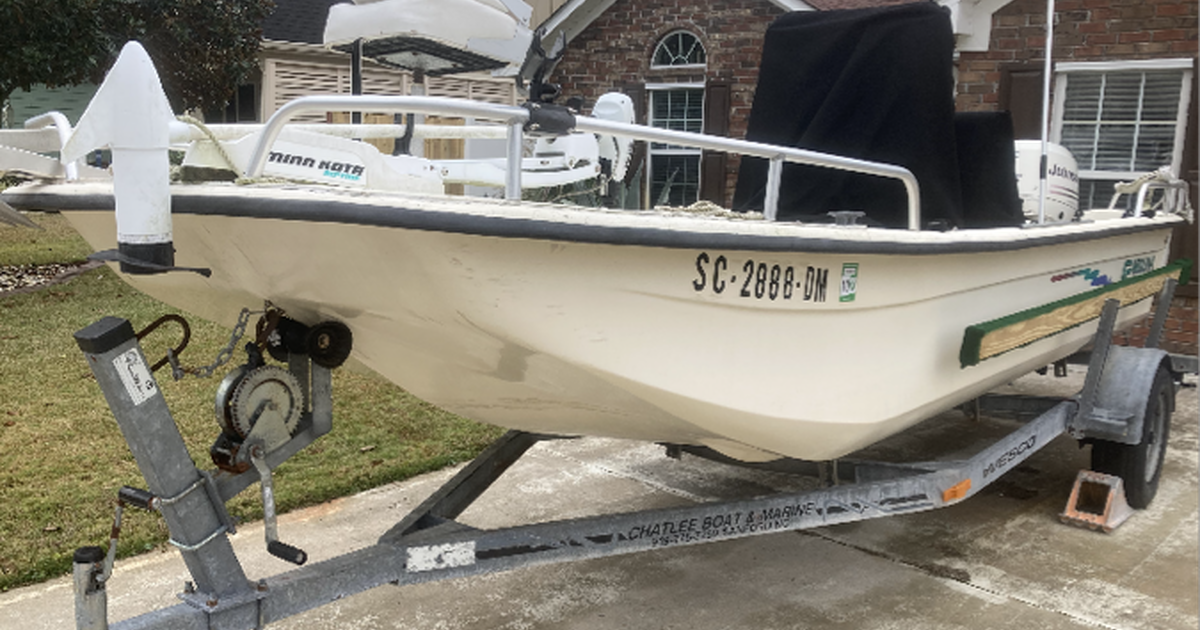 Carolina Skiff , 19’ with 60 Hp Johnson for $2700 in North Myrtle Beach ...