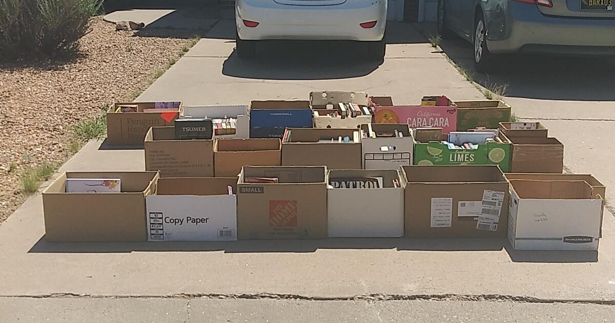 FREE--20 Boxes of Books in Driveway for Free in Albuquerque, NM | For ...