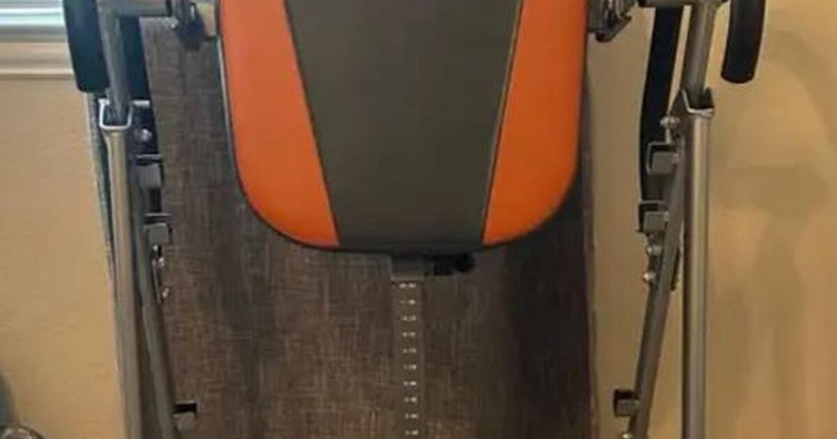 elite fitness back inversion table for $80 in McKinney, TX | For Sale ...