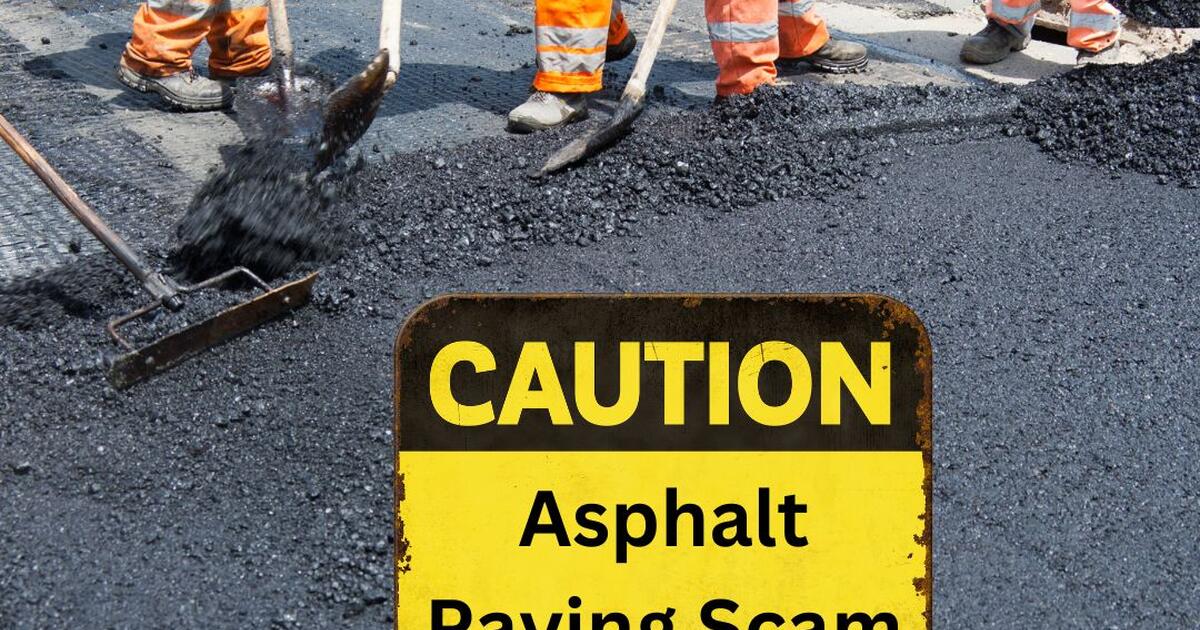 It's that time of year where door to door, out of state, asphalt ...