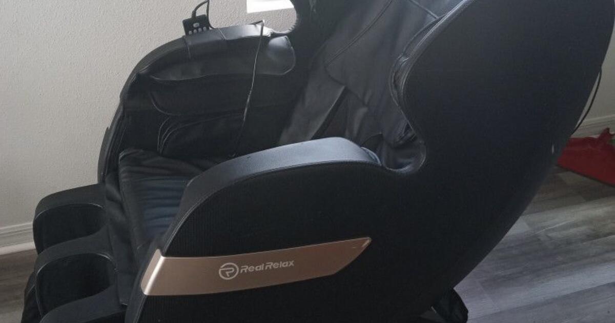 Zero Gravity RealRelax Massage Chair (Bluetooth Speaker & Heater, Full Recline) for $420 in ...