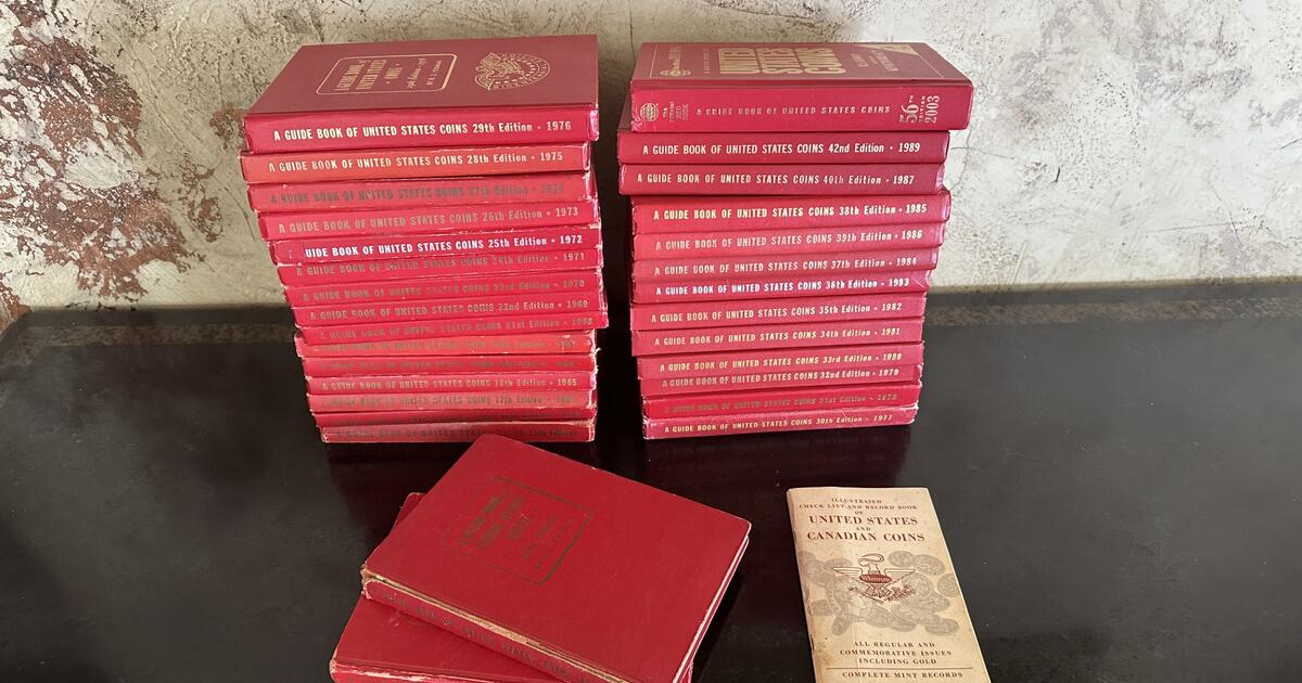 VINTAGE Red Book - A Guide Book of U.S. Coins R.S. Yeoman 1958-1988 for ...