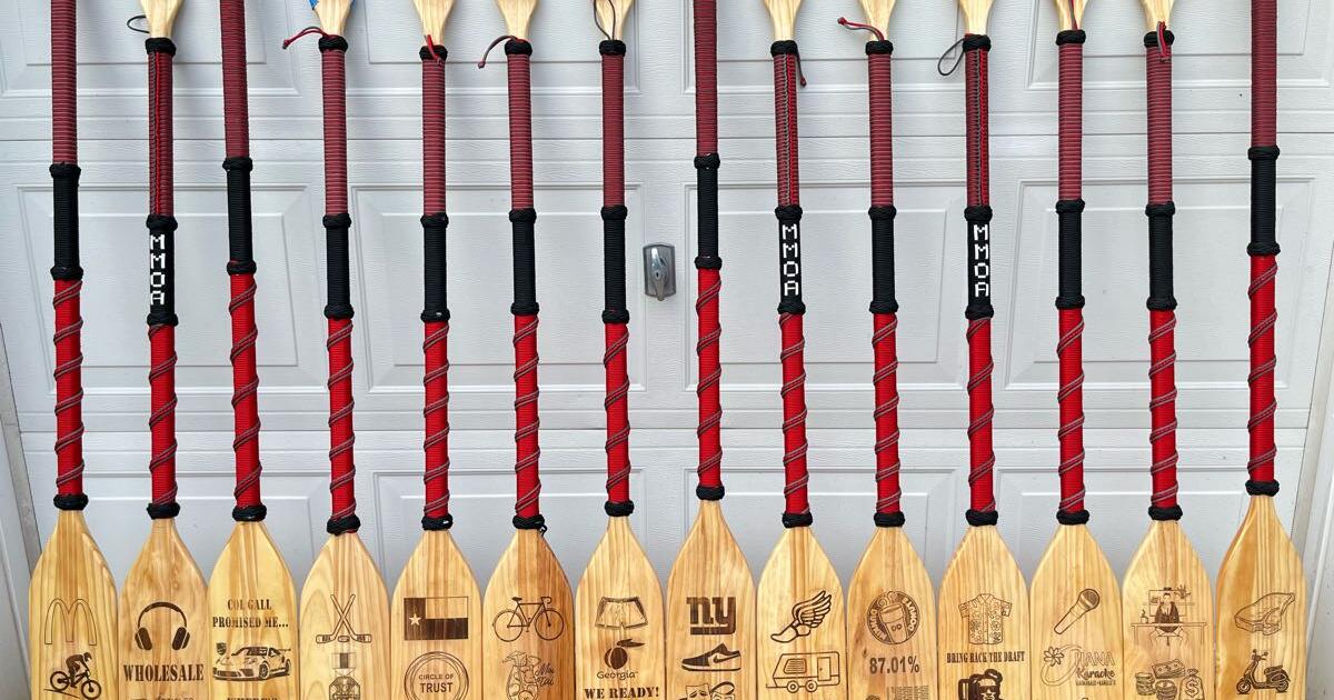 Laser Engraving Services ONLY for a Boat Paddle Oar, Personalized Boat ...