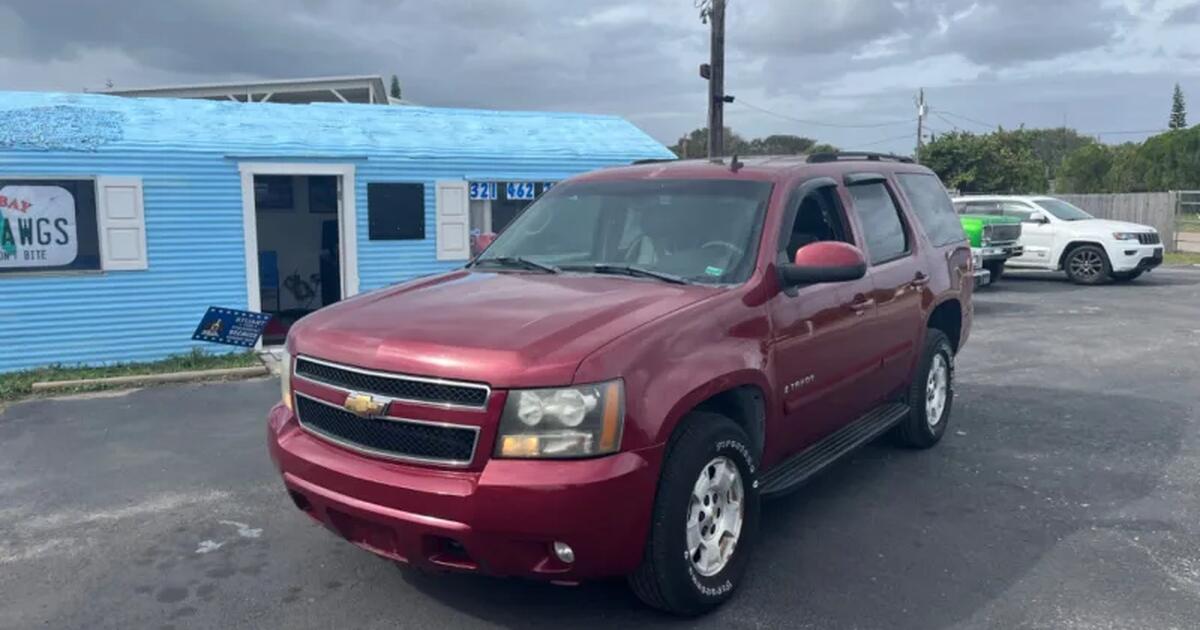 2007 CHEVY TAHOE 4WD LT 3RD ROW MAROON LEATHER SUNROOF for $4900 in ...