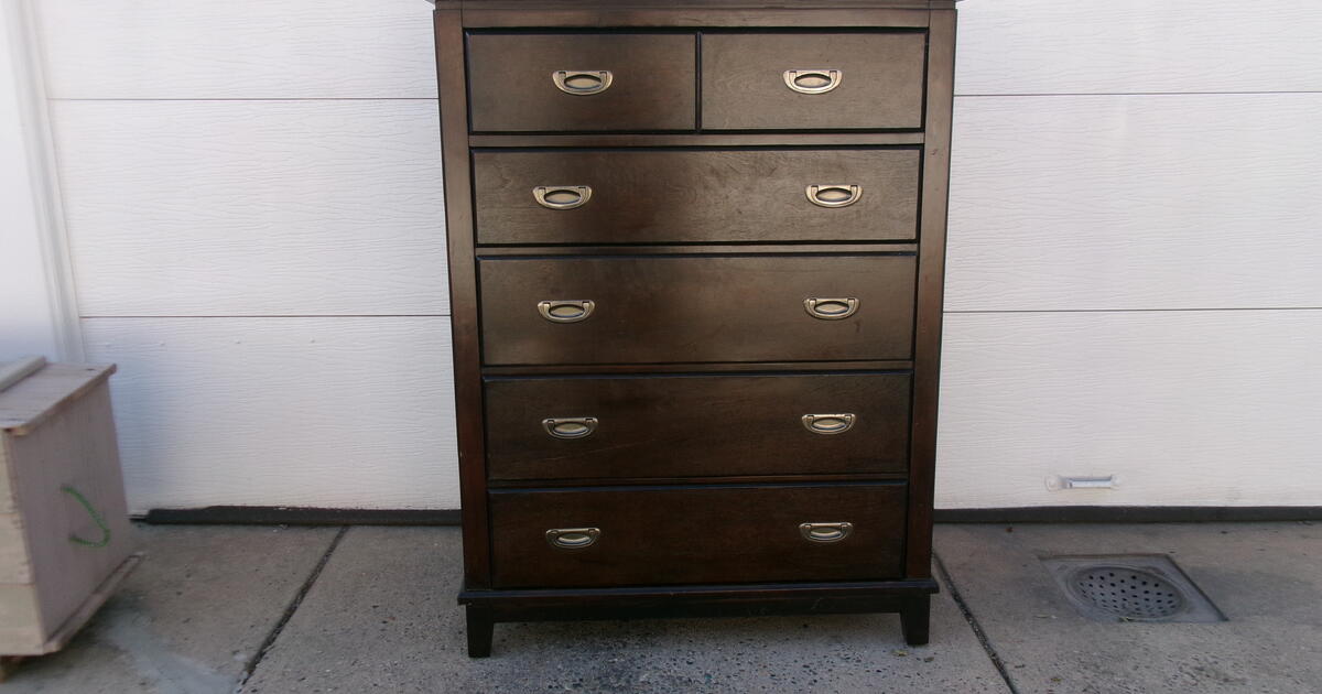 Dark Wood Chest of Drawers for $65 in Philadelphia, PA | For Sale ...