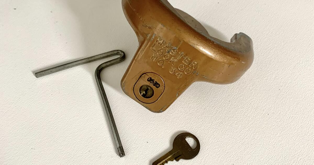 Vintage Master Trailer Hitch Lock for $35 in Cave Creek, AZ | Finds ...