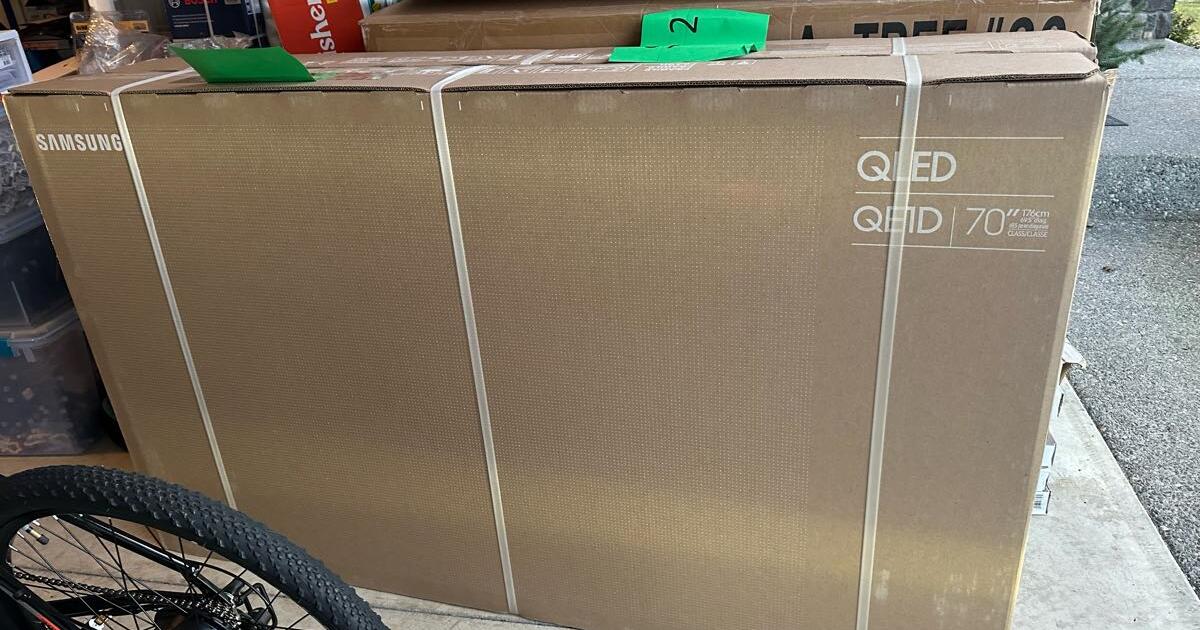 Samsung 70" QLED TV in a box 4k for $800 in Vancouver, WA | For Sale ...