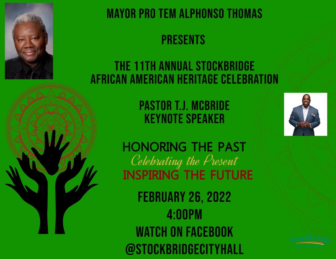 SAVE THE DATE: MAYOR PRO TEM ALPHONSO THOMAS TO HOST AFRICAN AMERICAN ...