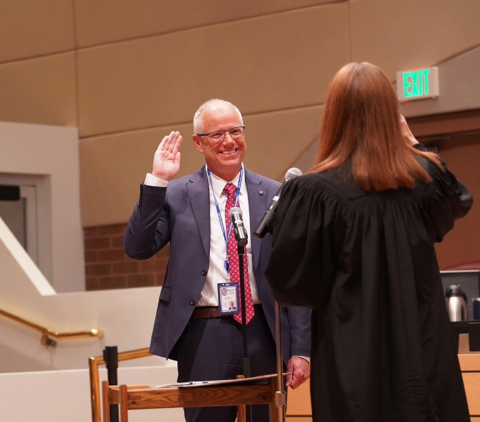Last week, Jim Baird was officially sworn in as Chief of the Thornton ...