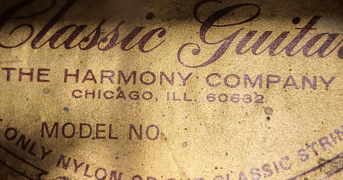 Harmony company Acoustic Guitar for $200 in Youngstown, OH | For Sale ...