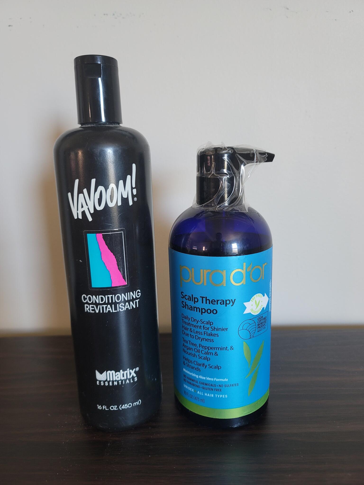 Vavoom Conditioner & Pura D'or Shampoo: Open But Little Used for Free ...