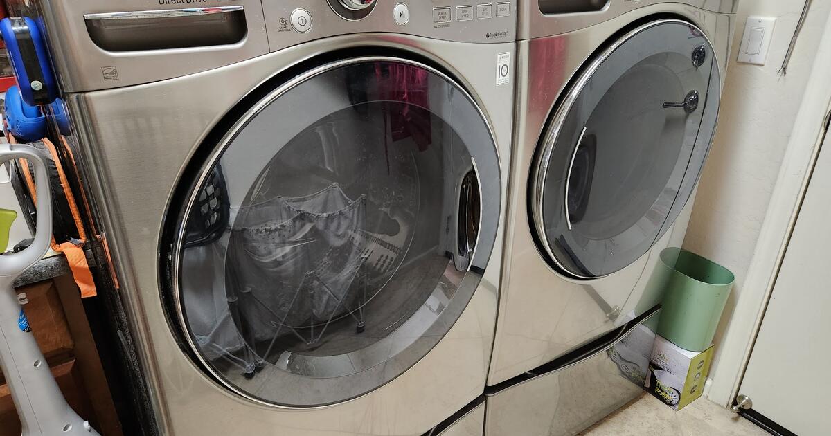 LG LARGE CAPACITY WASHER/DRYER ELECTRIC W/ PEDESTALS $1400 for $1400 in ...