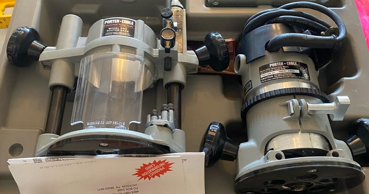 Porter-Cable Router Kit Model 690 - Model 6931 Plunge $99 for $99 in ...