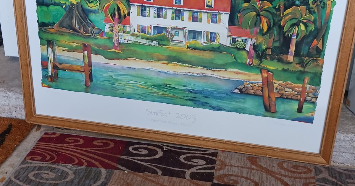 Sunfest 2003 Official Artwork/Poster for $15 in Port St. Lucie, FL ...