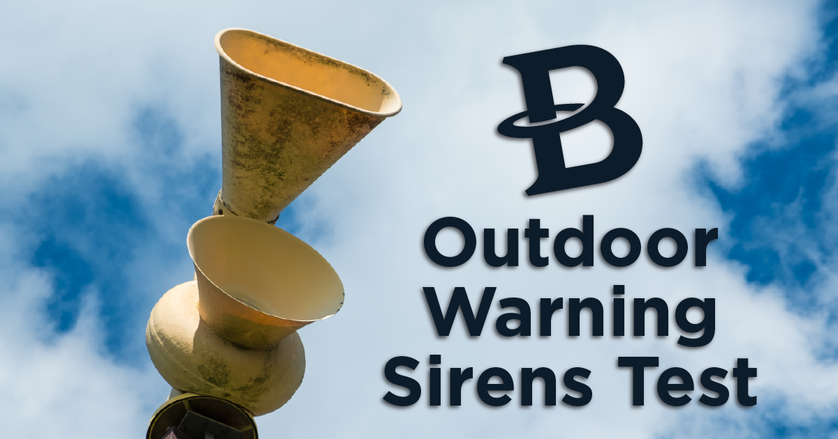 Outdoor Warning Sirens Test Today (City of Bedford) — Nextdoor — Nextdoor