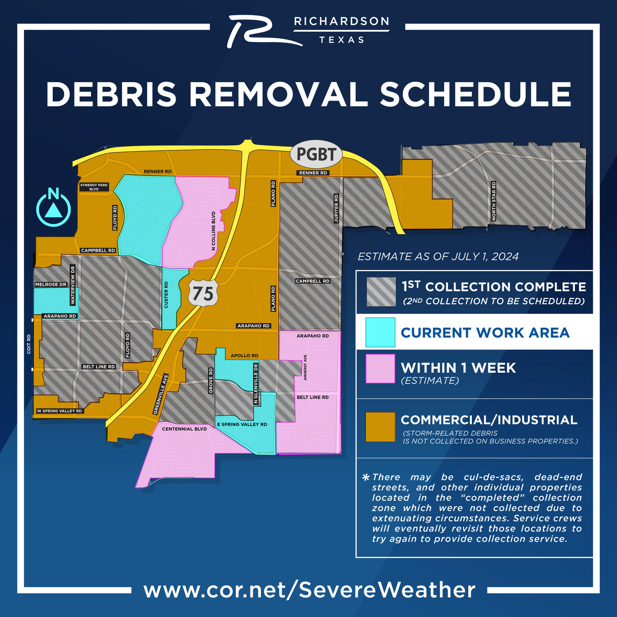 Here’s the latest map outlining current and upcoming collection zones ...