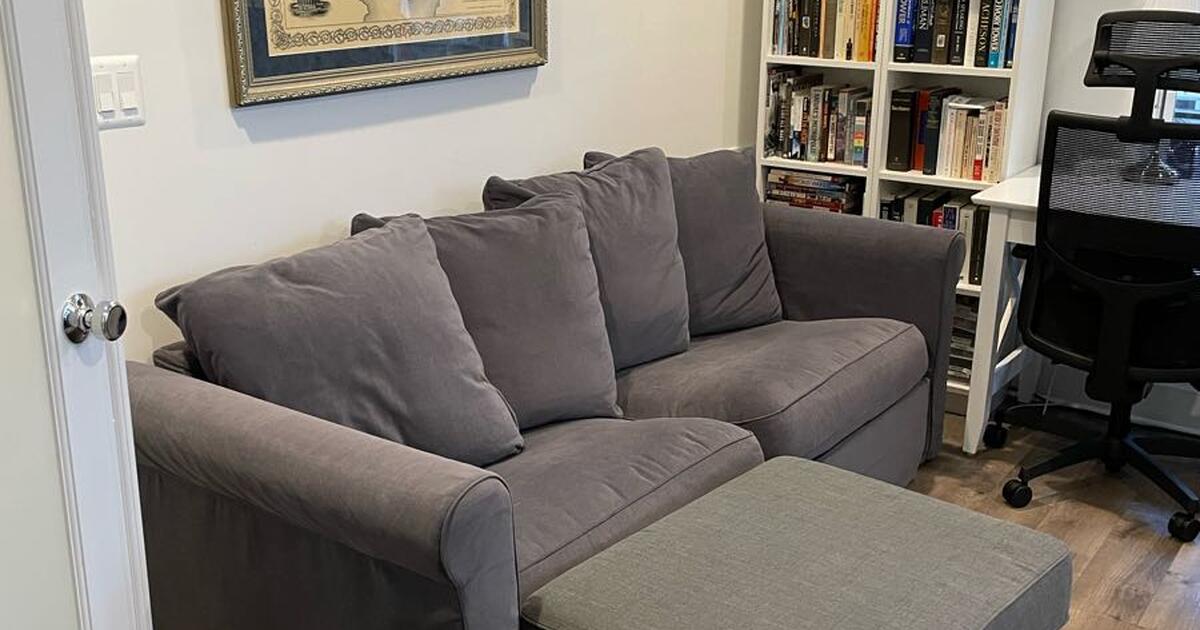 Sleeper Sofa & Storage Ottoman (IKEA Harlanda) for Free in Washington ...