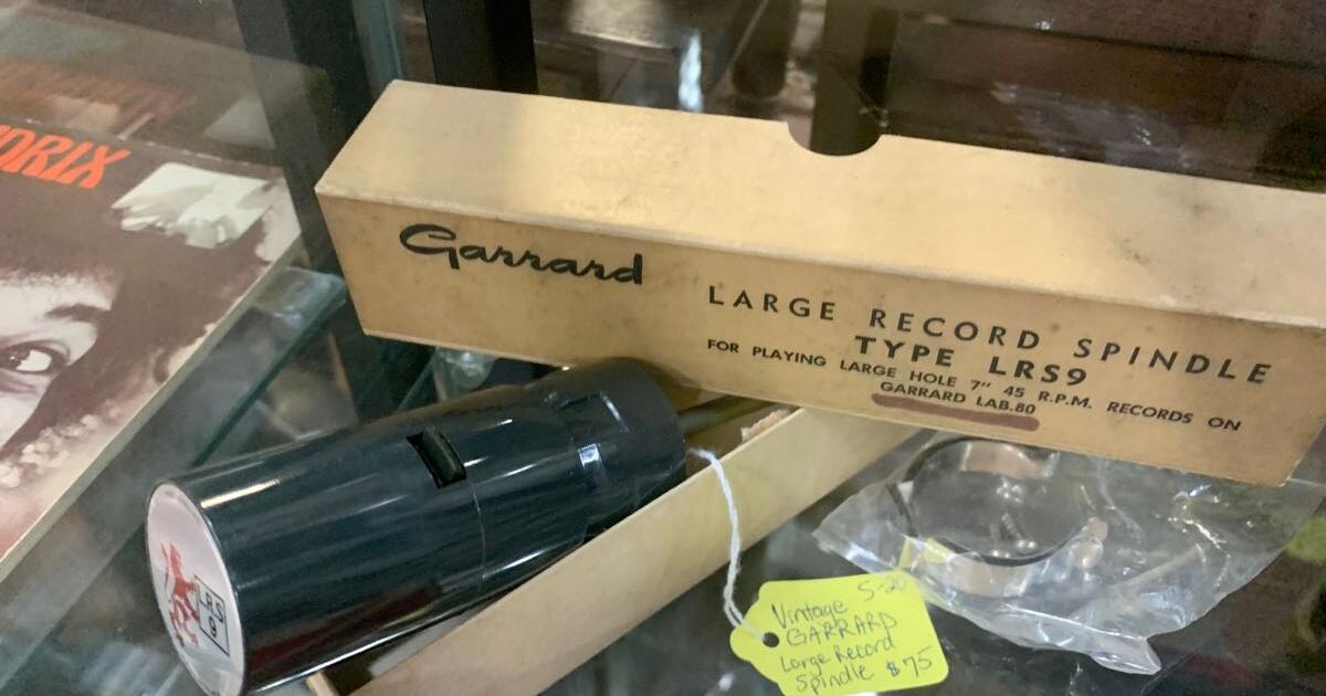 Vintage GARRARD Large Record Spindle Type LRS9 With Box for $50 in ...