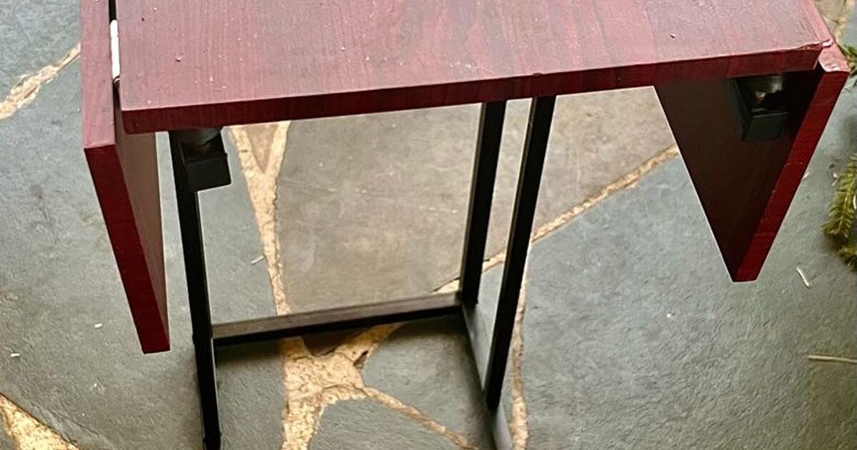 Folding small side table for $12 in Knightdale, NC | For Sale & Free ...