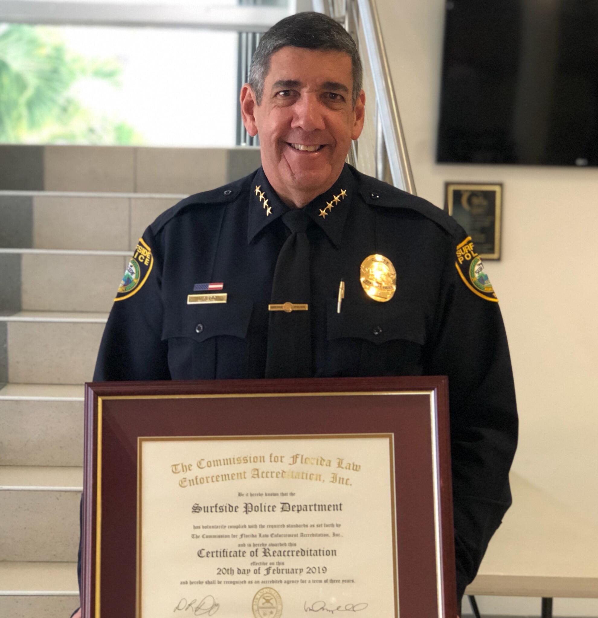 Surfside Police Department earns re-accreditation by Commission for ...