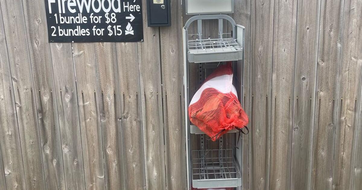Self serve firewood stand. Corner of N Nashua dr. & N Main St. for $8 ...