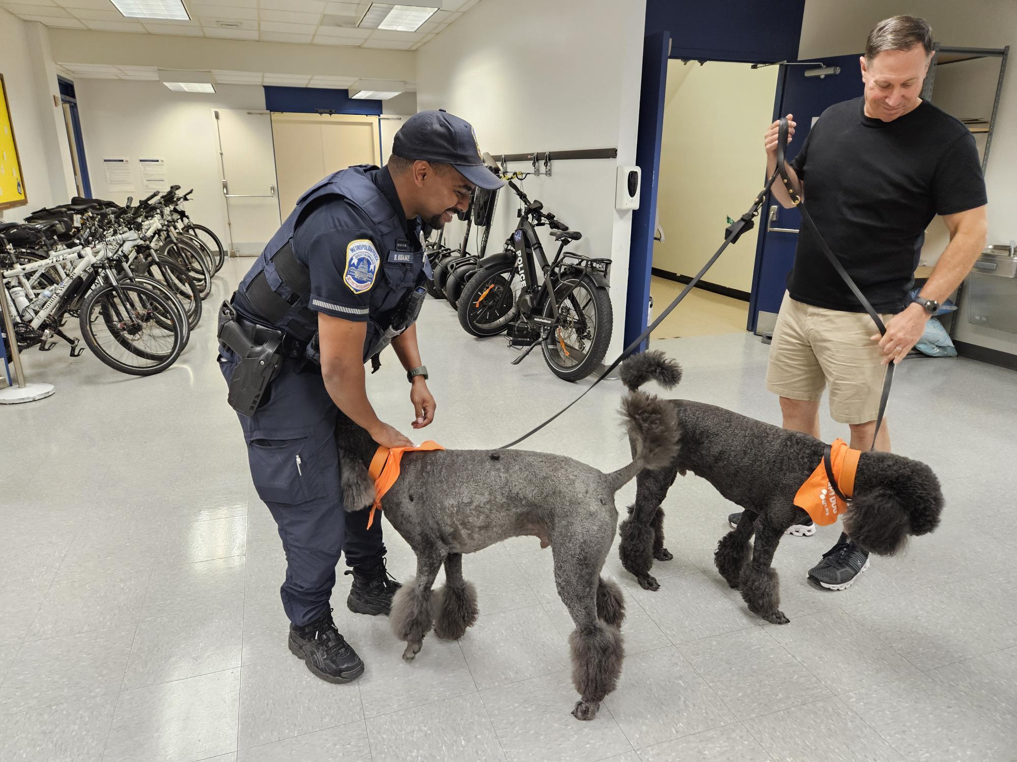 Today, 2D Officers received a special visit from Levi and Adam, two ...