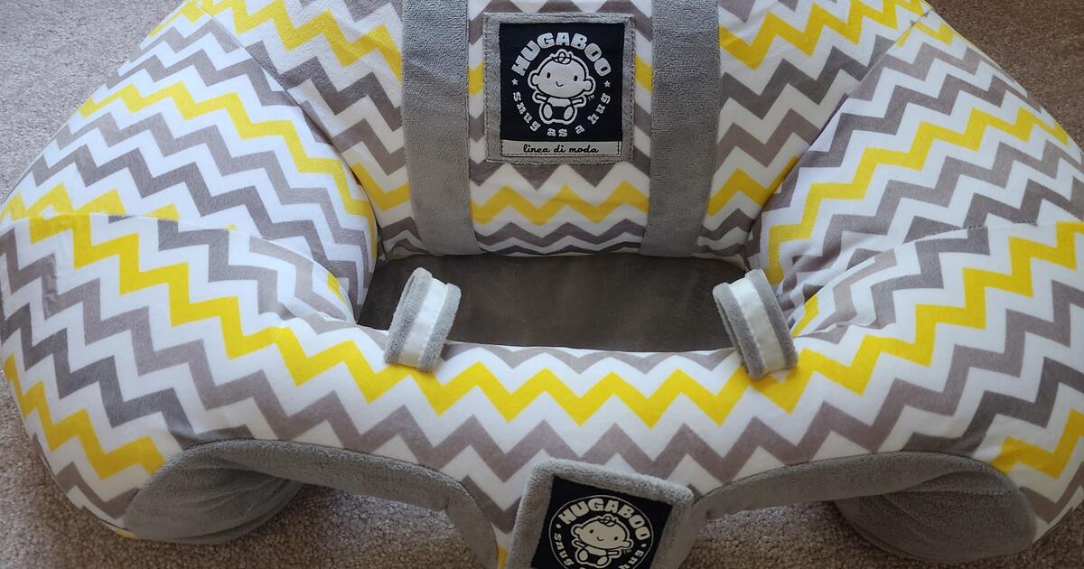 The Original Hugaboo Infant Sitting Chair - Yellow Chevron for $20 in ...