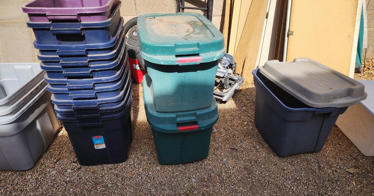 Stack of Storage Bins for Free in Chandler, AZ | For Sale & Free — Nextdoor