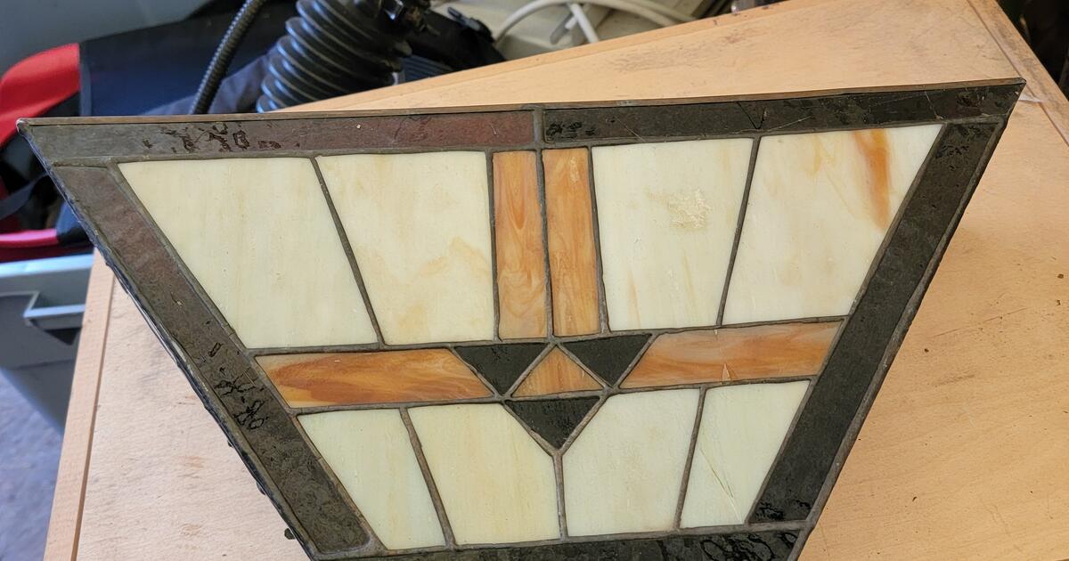 Stained glass art deco sconce wall light for $20 in Beaverton, OR | For ...