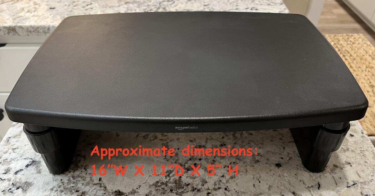 Monitor Riser (platform to raise your monitor) - Printer Table for $5 ...
