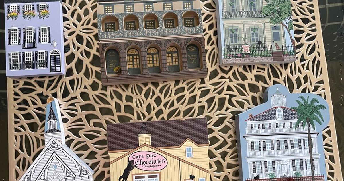 For Sale - bundle of wood block Charleston / New England landmarks for ...