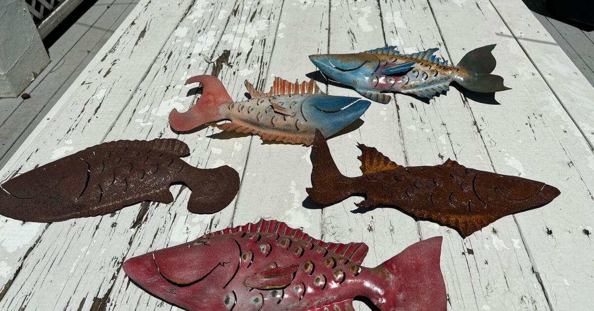 5 decorative iron fish for $30 in Cincinnati, OH | For Sale & Free ...