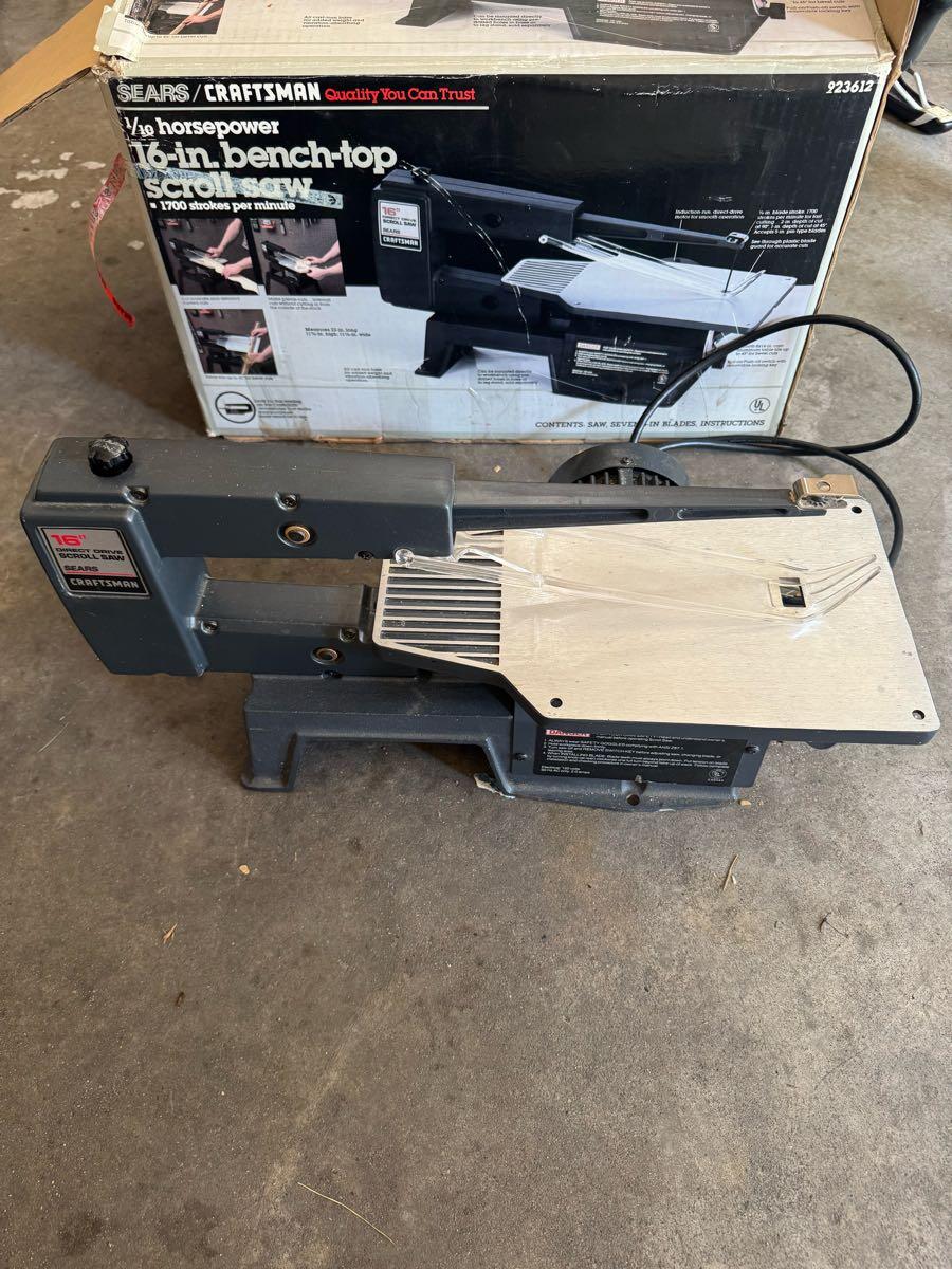 Sears Craftsman 16-in Benchtop Scroll Saw for Free in Cottage Grove, MN ...
