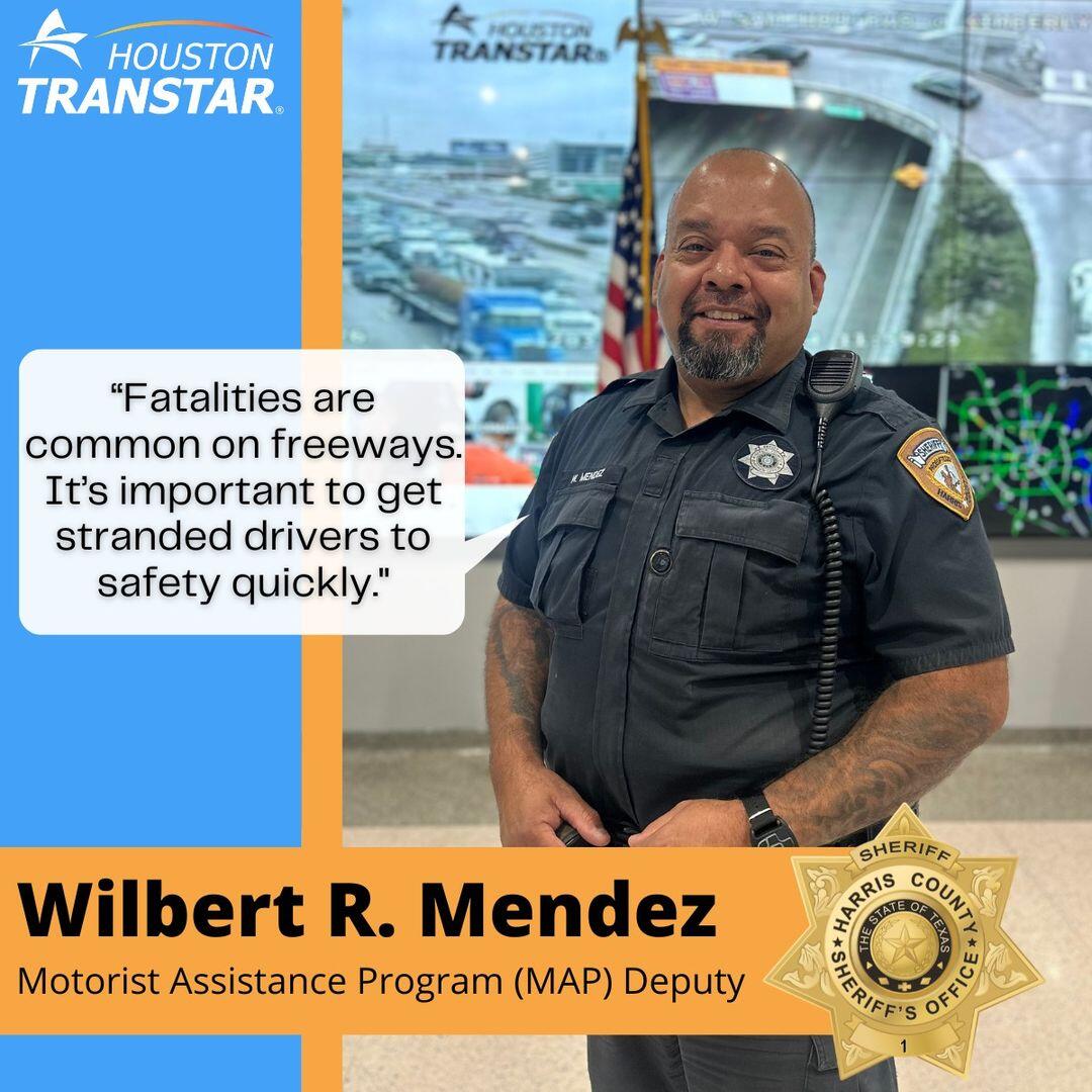 From our partners at TranStar: Meet Deputy Mendez with the Harris ...