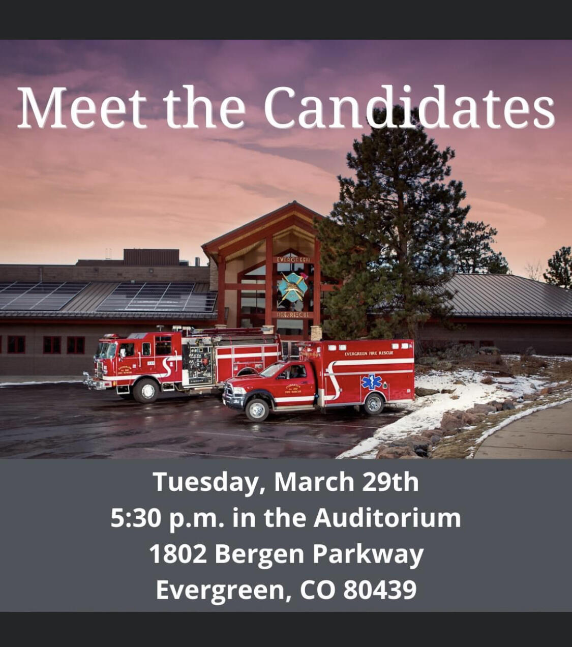 Meet the Candidates (Evergreen Fire Rescue) — Nextdoor — Nextdoor