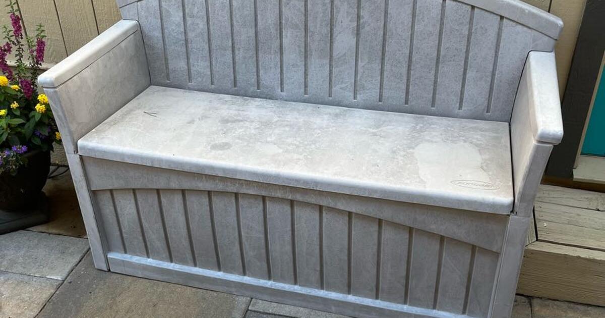 Patio Storage bin/bench for Free in Lake Wylie, SC | For Sale & Free ...