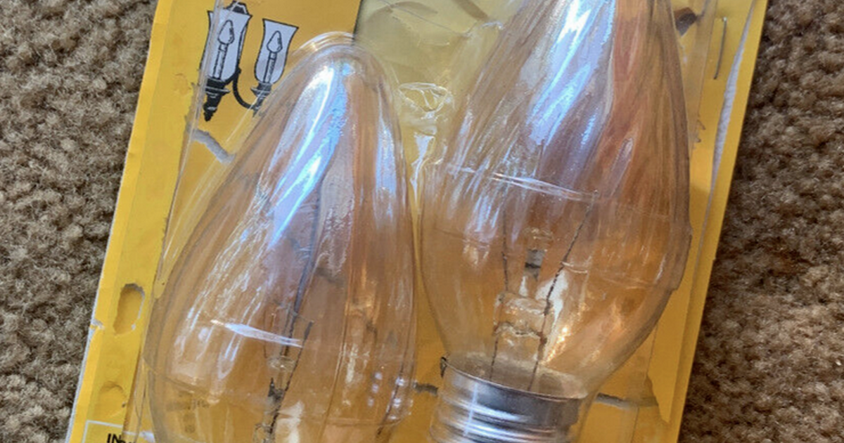 SYLVANIA Incandescent Flame look Light Bulb F15 40W Indoor Standard ...
